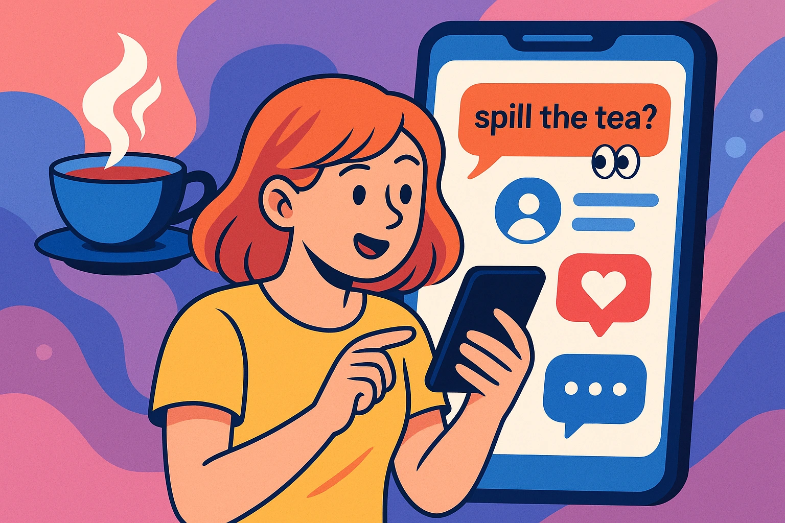 What Does “Spill the Tea” Mean on Social Media? Gen Z’s Gossip Slang ...