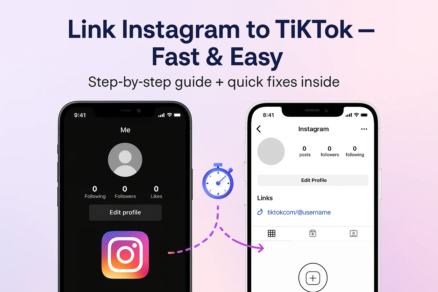 How to Link Instagram to TikTok (Fast): The 60-Second Setup + Fixes ...