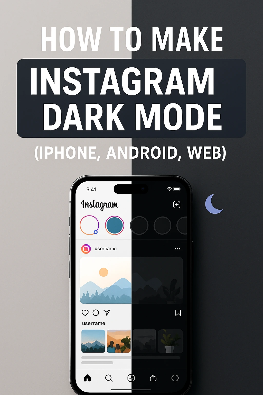 Comment activer le mode sombre sur Instagram en quelques secondes ...